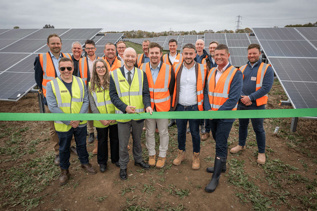 Cutting the ribbon on Medebridge Solar Farm with Enviromena and ...
